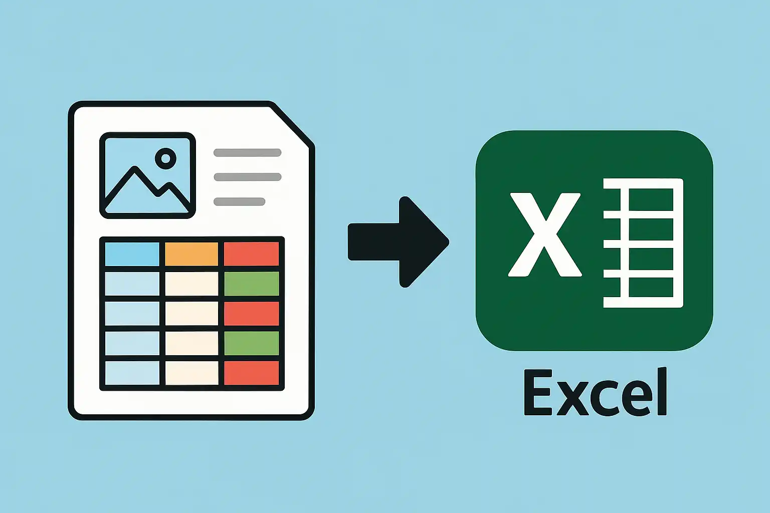 图片转换成Excel教程，如何快速将图片转为Excel表格？ • 简道云